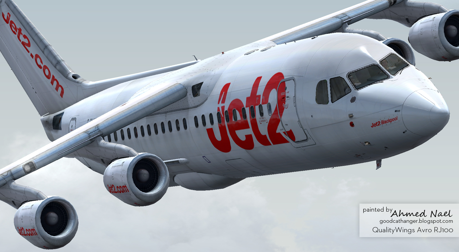 GoodCat Hangar: Jet2.com - BAe Avro RJ100 - QualityWings